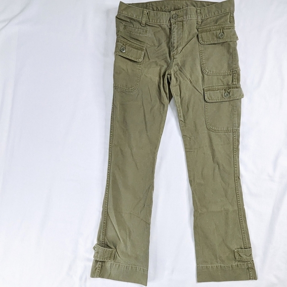 Ralph Lauren | Pants & Jumpsuits | Vtg Ralph Lauren Polo Jeans Company Green Khaki Wide Leg ...